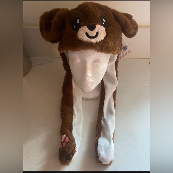 Accessories | Nwt Teddy Bear Hat Whit Pop Up Ears And 3 Different ...